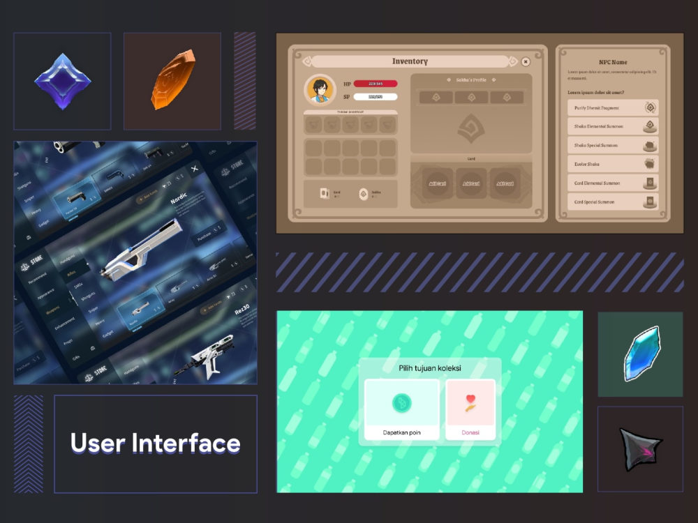 Engaging Game UI/UX Design – HUD, Menus & Clickable Prototype FIGMA ...