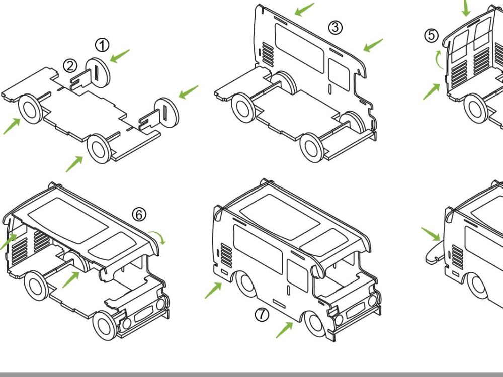 Clear instruction manual illustrations - vector line art for products ...