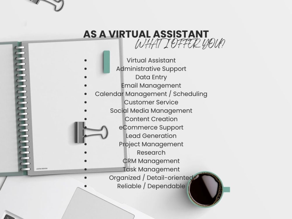 A Dependable Virtual Assistant Support To Organize And Grow Your ...