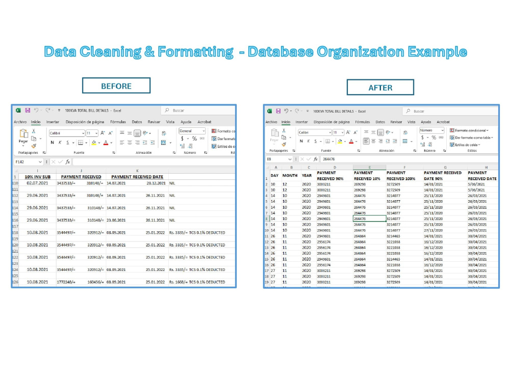 Accurate and Fast Data Entry in Excel or Google Sheets | Upwork