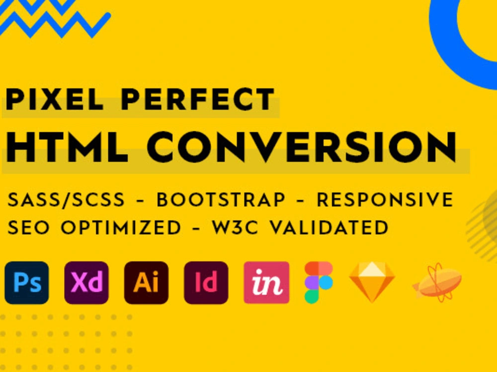 Figma To HTML an CSS Responsive | Upwork