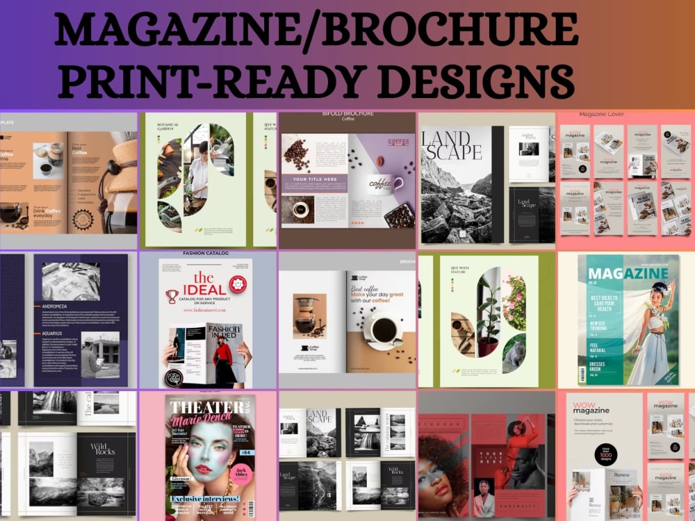 Brochure, magazine, ebook, catalog do magazine newspaper booklet ...