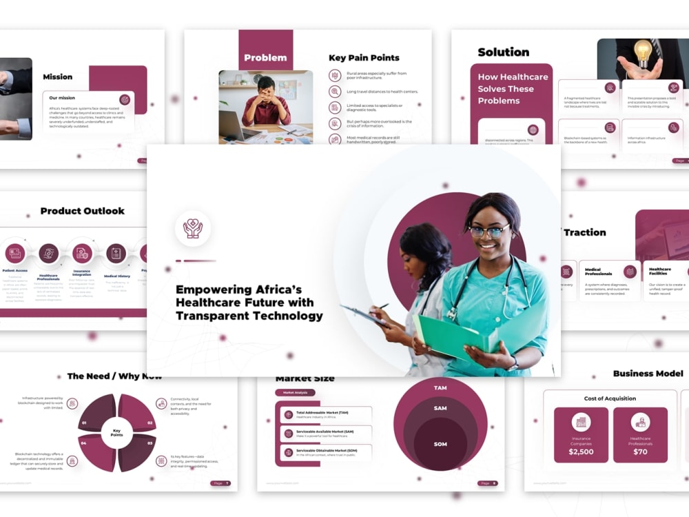 A Powerful Medical Pitch Deck with Stunning Visuals | Upwork