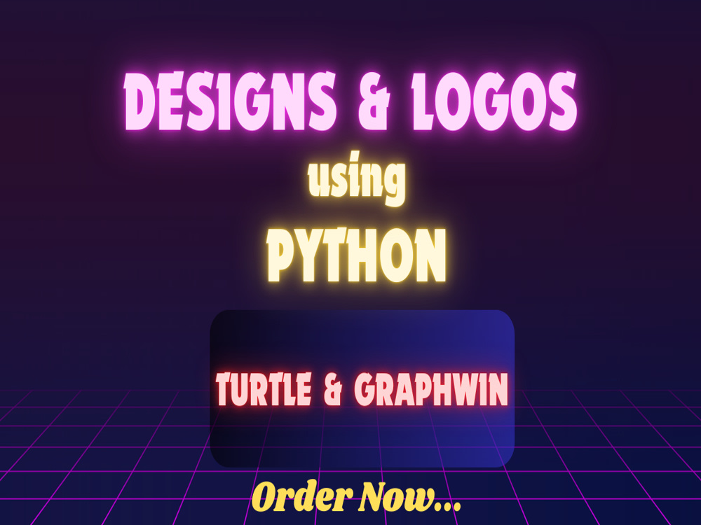 Beautiful Custom Designs & Vector Art Using Python Turtle Graphics. | Upwork