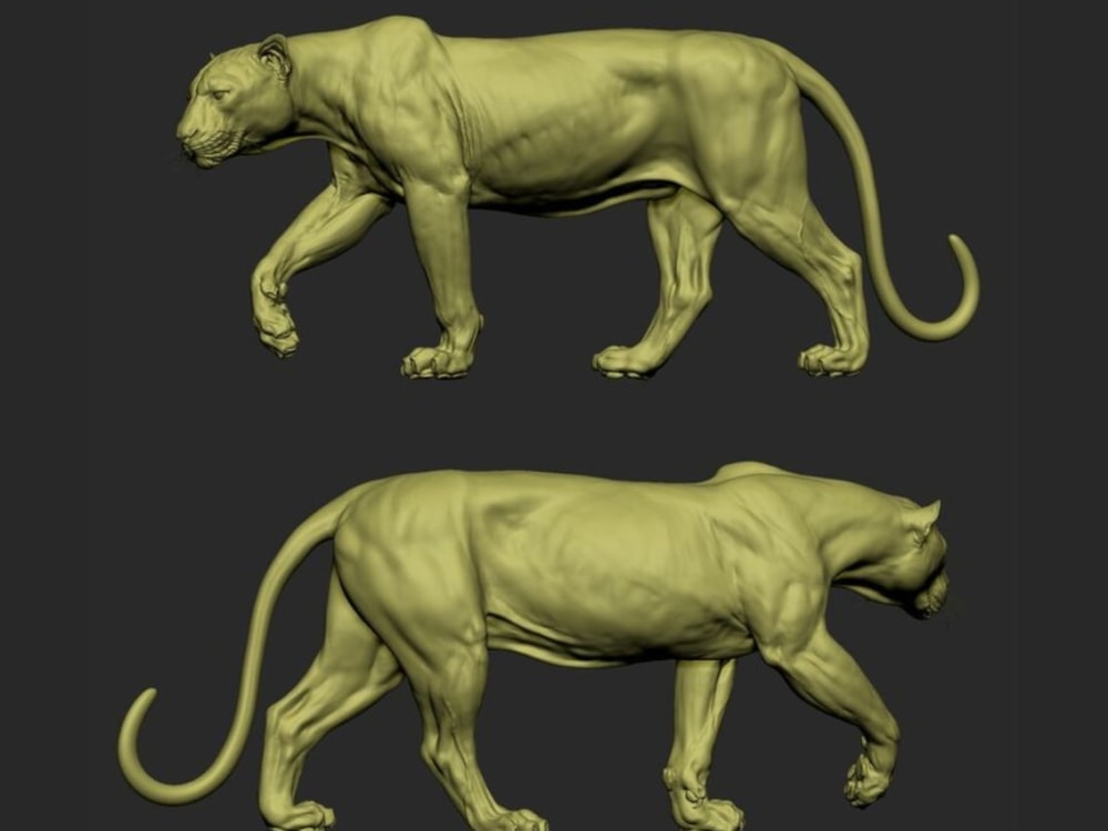 Sculpt custom 3d character creature animal model for 3d printing Zbrush ...
