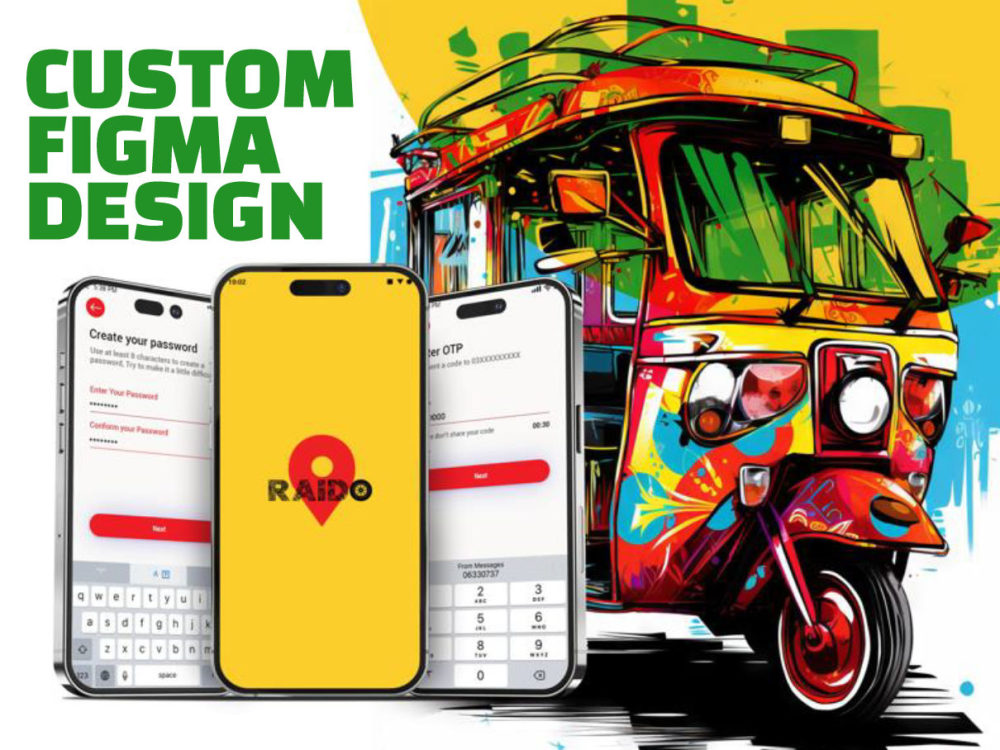 Great figma wireframe mockup design for your Product MVP mobile app ...