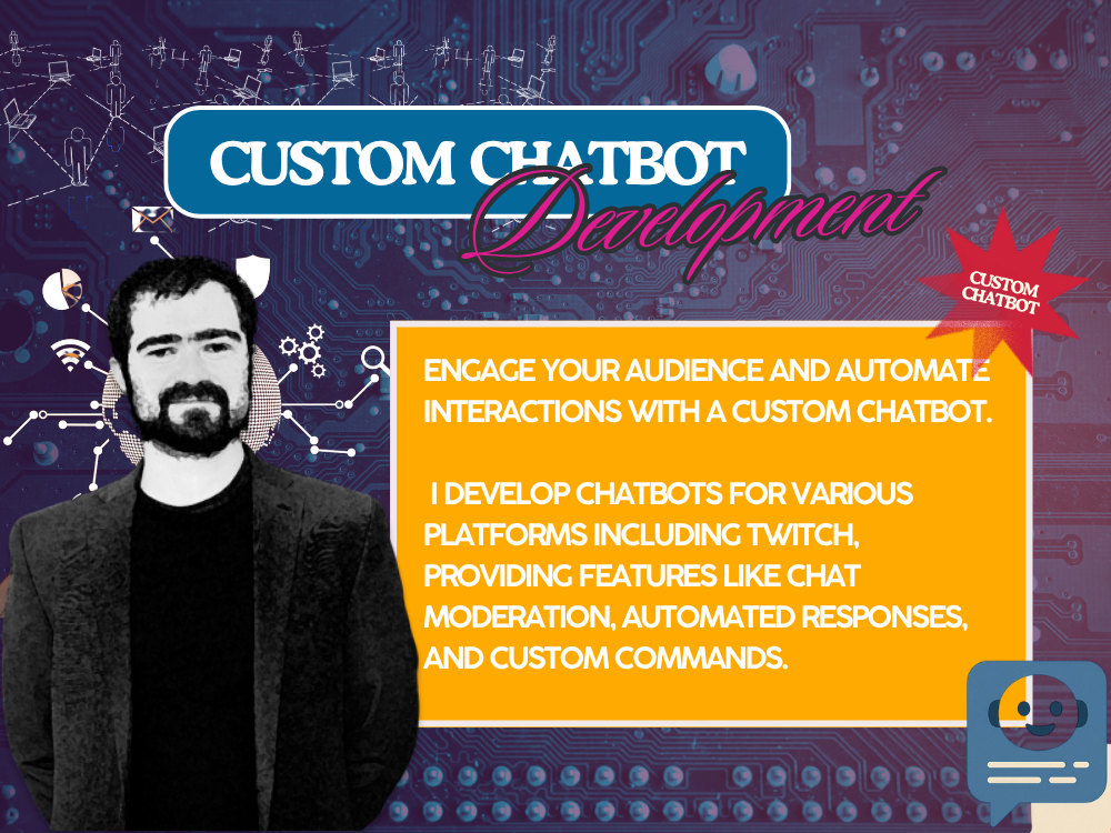 A custom Telegram, Discord, or Twitch bot | Upwork
