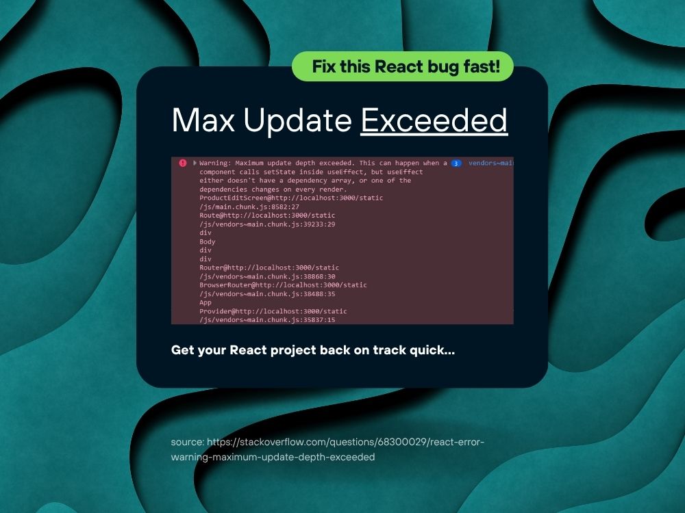 React Audit: Fix useEffect, useState, Render Loops, QA-Blocking Bugs | Upwork