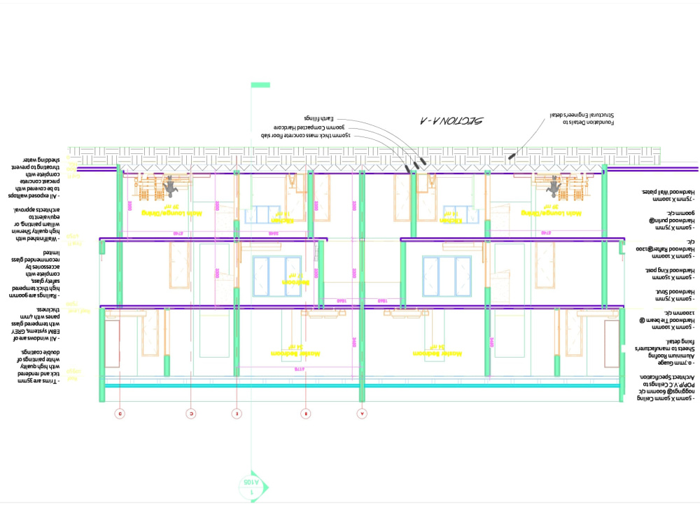 2D Architectural drawings, floor plans, Elevations, Section and Roof Plan | Upwork