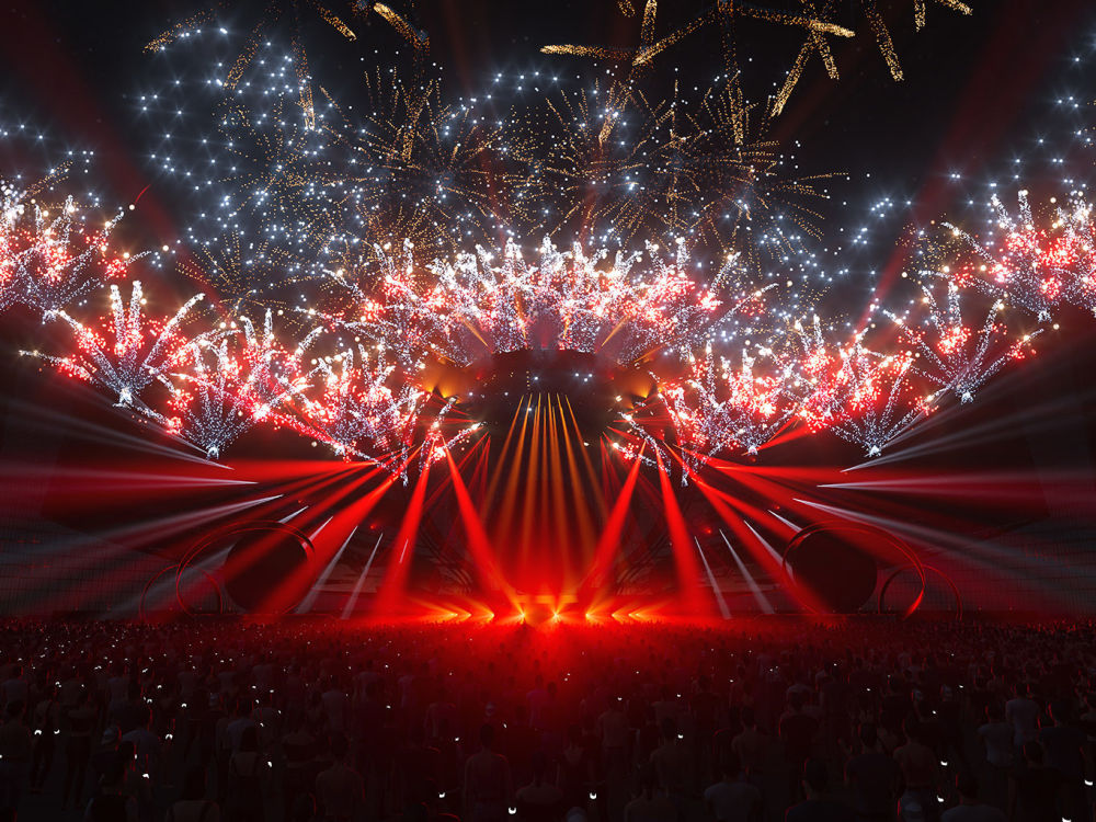 Epic 3D Stage Design & Lighting Simulation for Concerts / Festivals ...