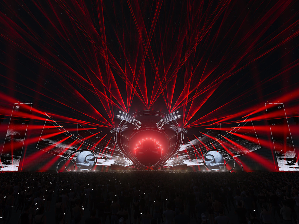Epic 3D Stage Design & Lighting Simulation for Concerts / Festivals ...