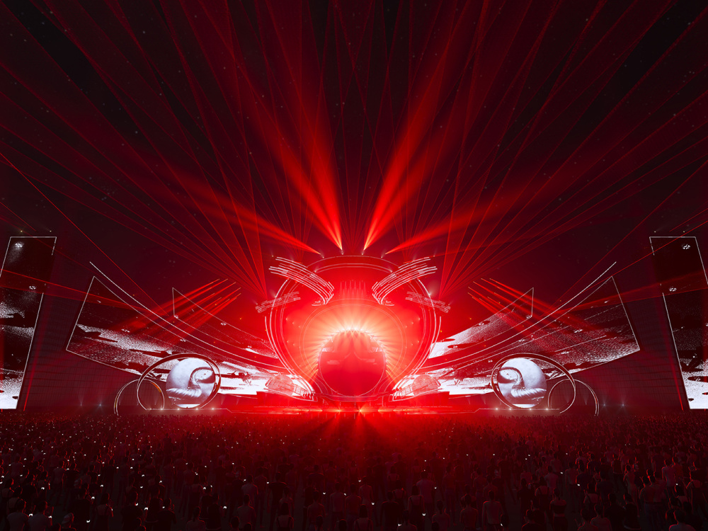 Epic 3D Stage Design & Lighting Simulation for Concerts / Festivals ...