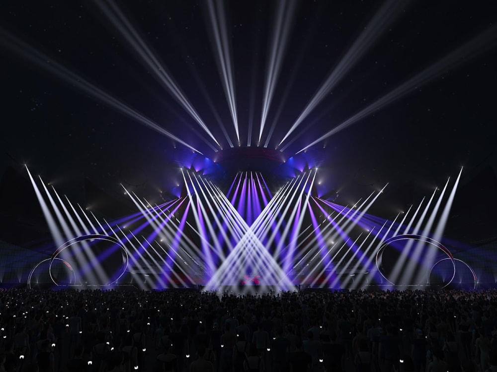 Epic 3D Stage Design & Lighting Simulation for Concerts / Festivals ...