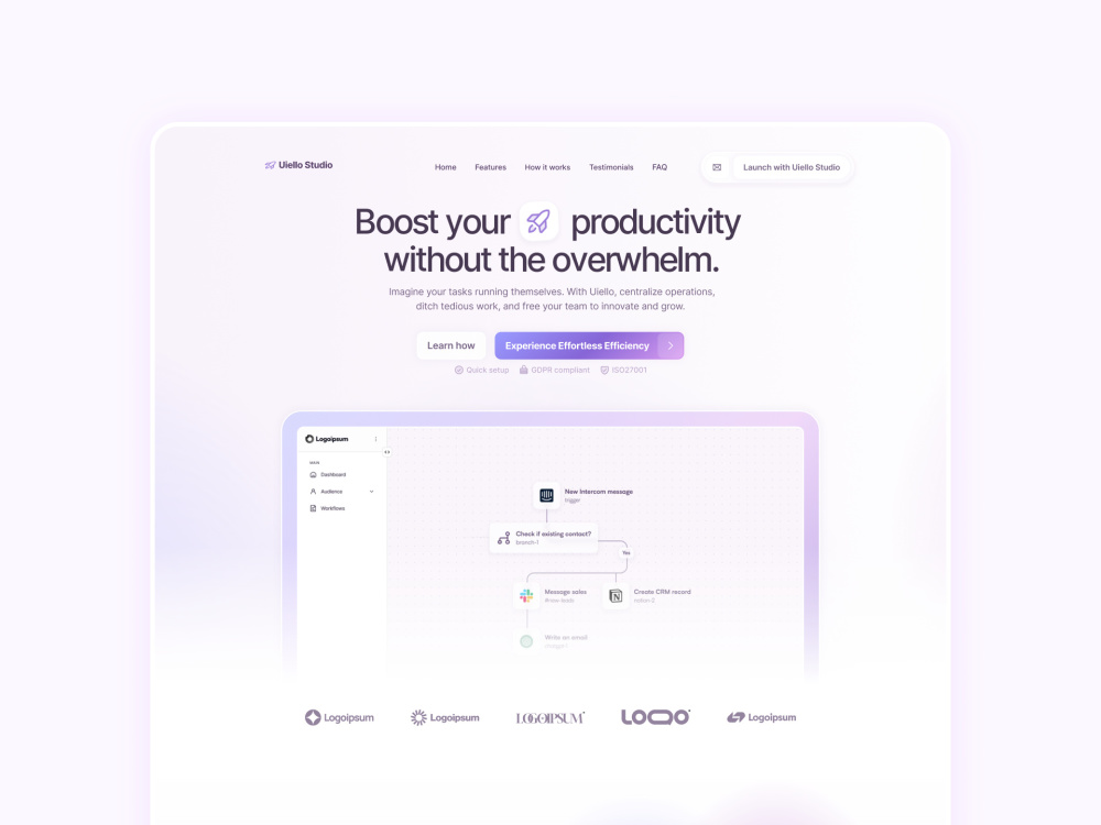 A Professsional UI UX Design | Landing Page Figma | Complete Website ...