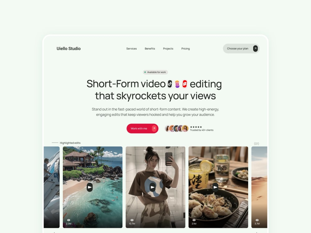 A Professsional UI UX Design | Landing Page Figma | Complete Website ...