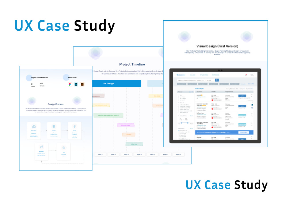 Complete Case study and presentation design in Figma | UX/UI Designer | Upwork