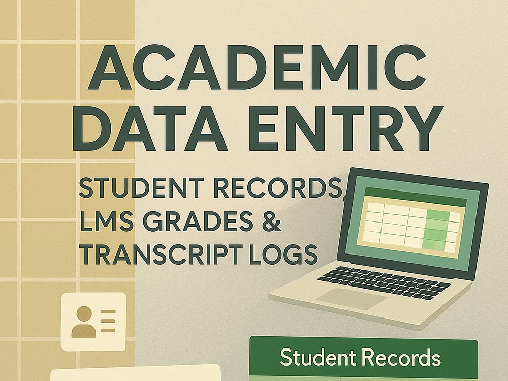 Education Data Management| LMS Formatting, Course Logs & Attendance ...