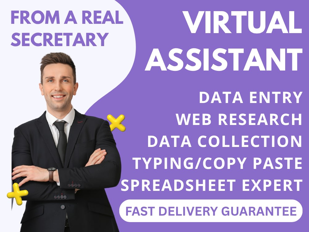 A Virtual Assistant for data entry, research, or tech savvy admin support | Upwork