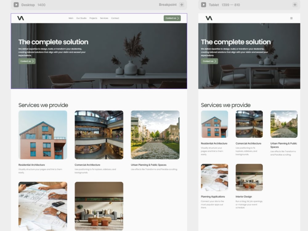 A modern, responsive Framer website, expertly designed for all industries. | Upwork