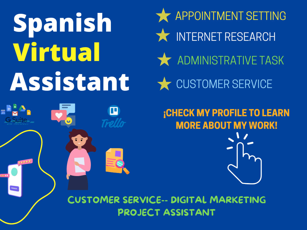 An Dynamic virtual assistant with experience in project management ...