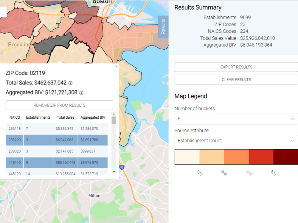 Custom Interactive MapboxGL map | Upwork
