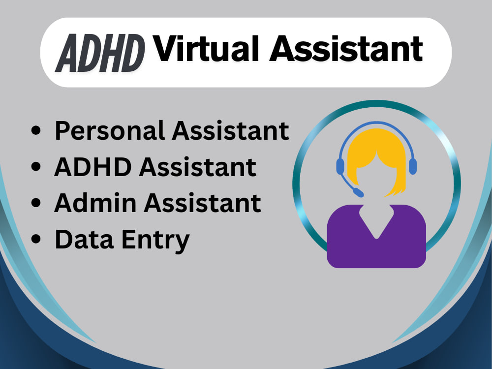 ADHD Virtual assistant coach assistant VA support Ghl assistant buddy VA | Upwork