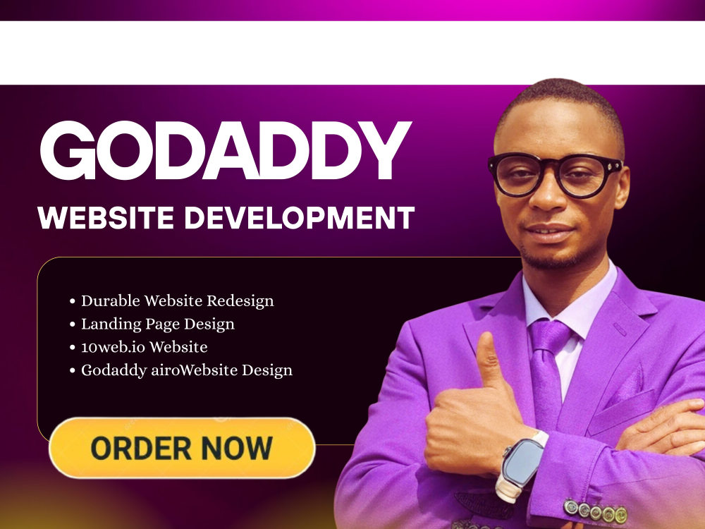 Design or redesign godaddy website a business website godaddy | Upwork