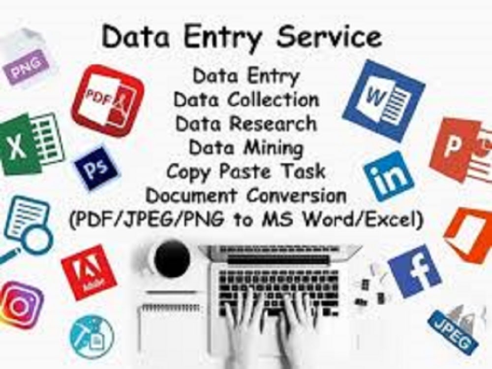 Professional Data Entry & Copy paste & Manual typing work for your ...