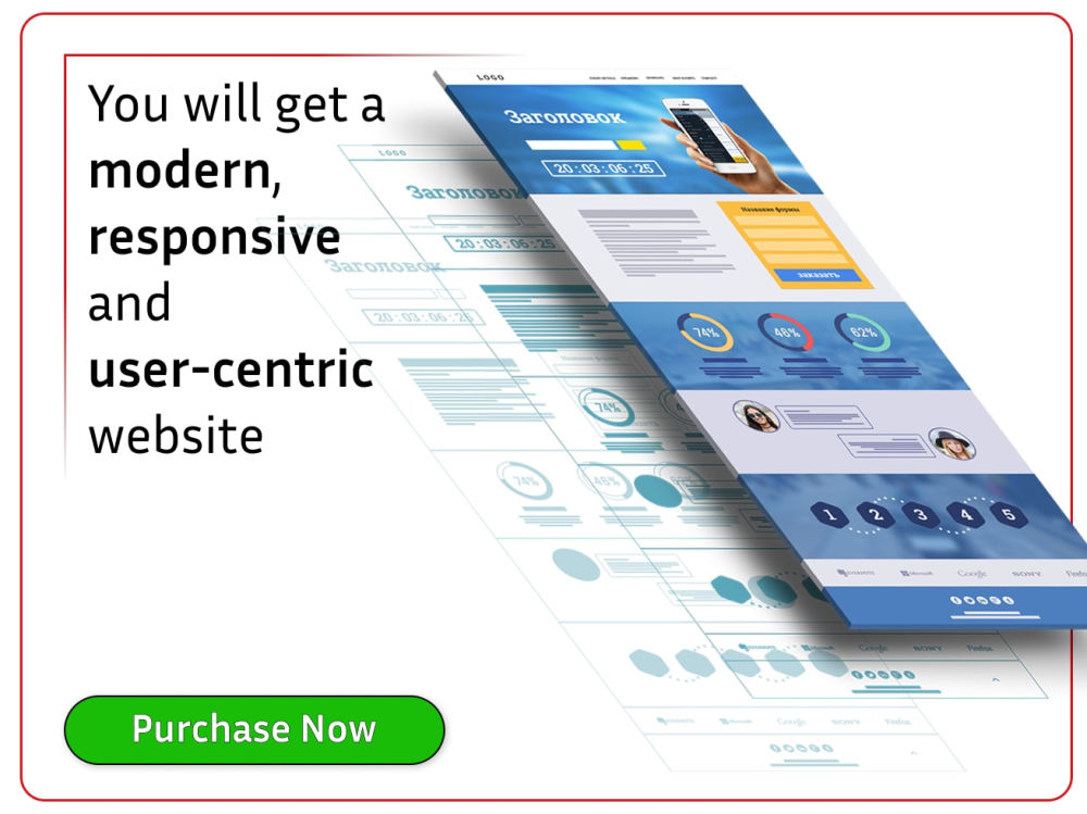 A modern, responsive and user-centric website | Upwork