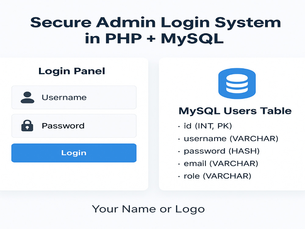 Build a Custom Admin Dashboard in PHP & MySQL (Responsive + Clean Code) | Upwork