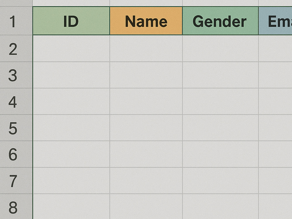 Professional Data Entry in Excel, validation, formatting and data ...
