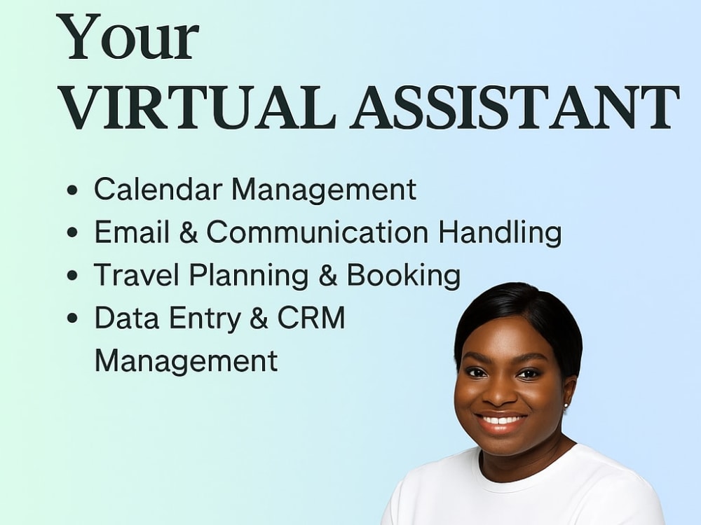 Professional Virtual Assistant for Administrative Task and Data Entry ...