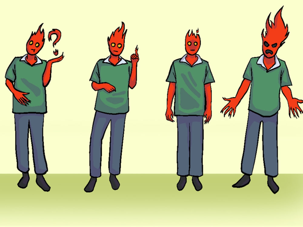 Fun cartoon character icon avatar drawn and youtube thumbnail with it ...