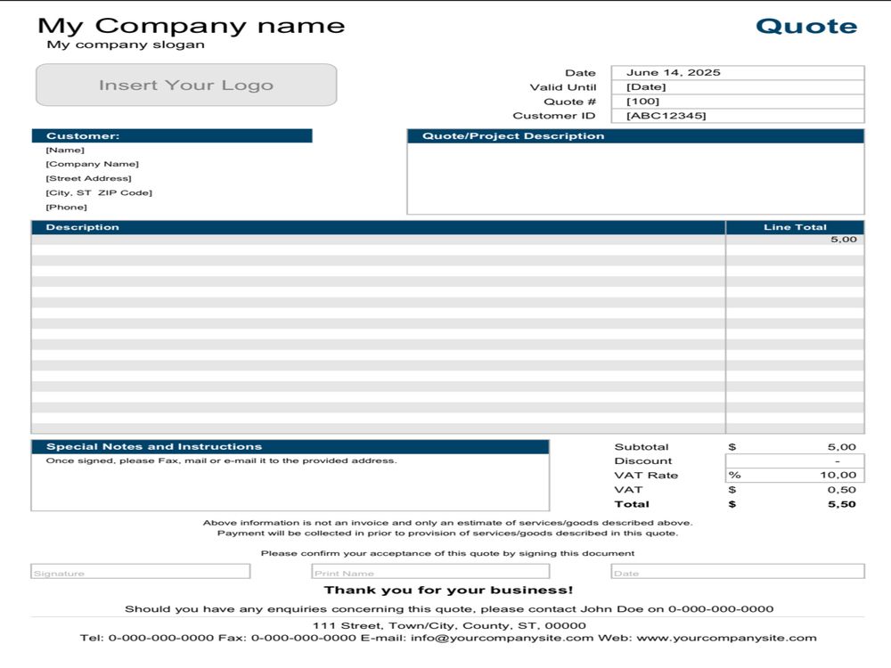 Custom Excel Templates for Invoice, Receipt & Purchase Order | Upwork