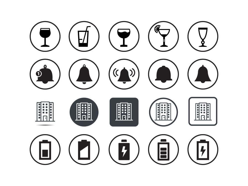 Unique vector icons reflecting your brand essence. app icon design ...