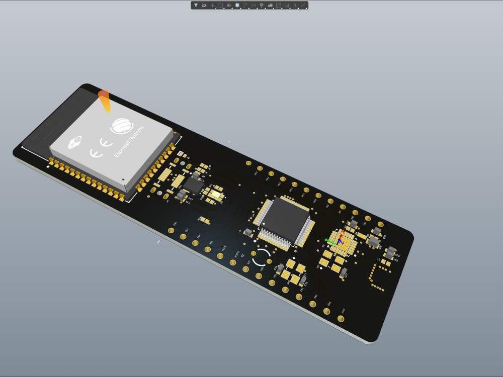 A compact IoT device PCB ready for production | Upwork