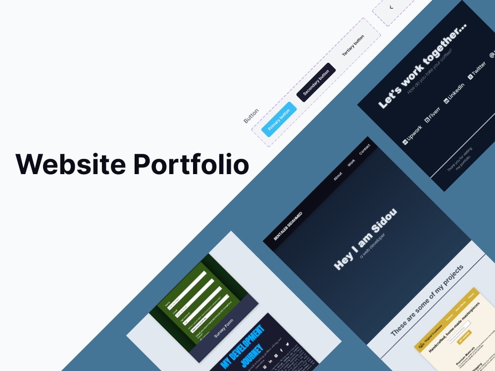 A professional & responsive website page with HTML and CSS and ...