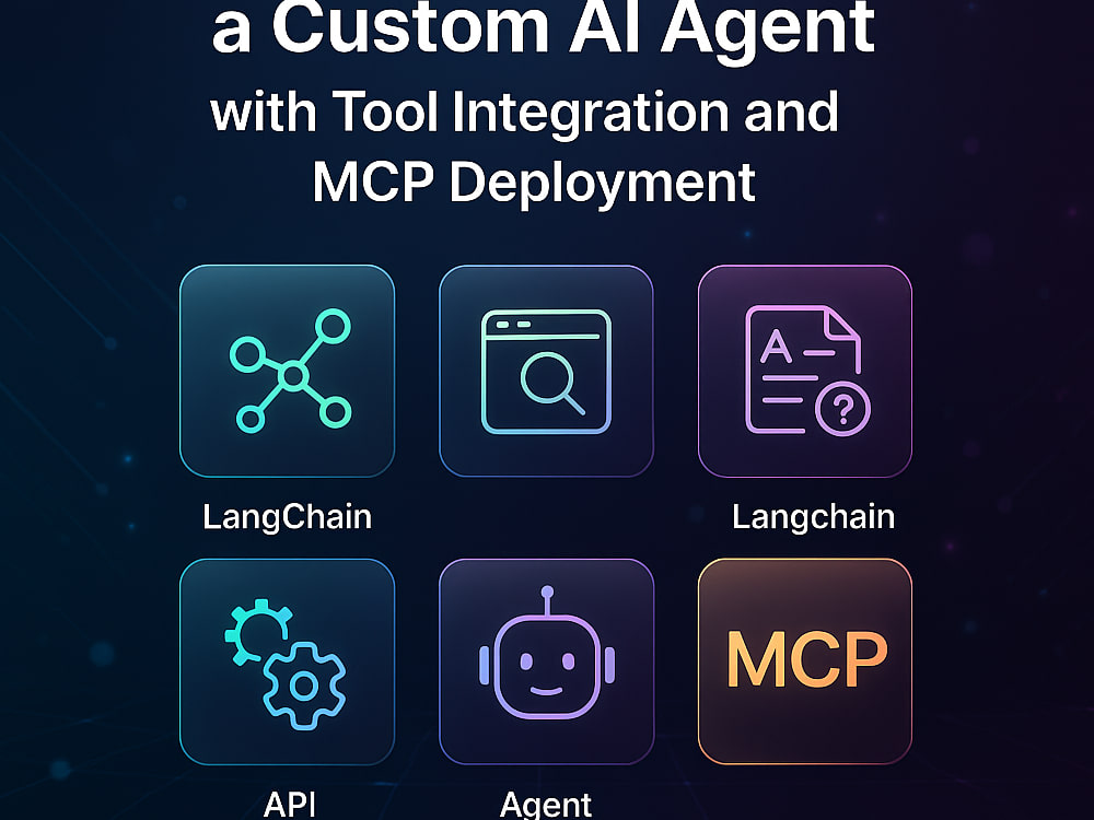 A Custom AI Agent with Tool Integration and MCP Deployment | Upwork