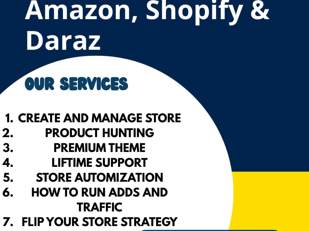 Amazon, Shopify, Daraz Store Setup and violation solutions | Upwork
