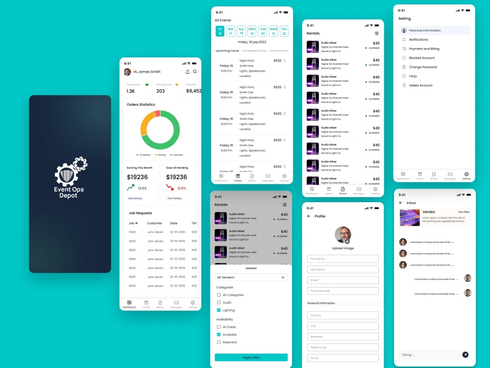 Figma Mobile App UI/UX Design | Saas Application | Website | Upwork