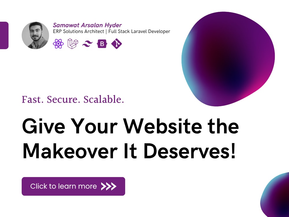 Secure, High-Performance Website Redesign (Laravel/React/Vue) | Upwork