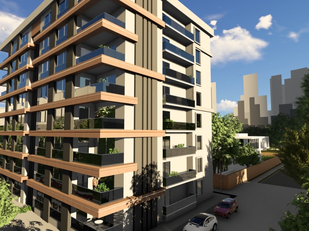 Residental building facade design and interior design | Upwork