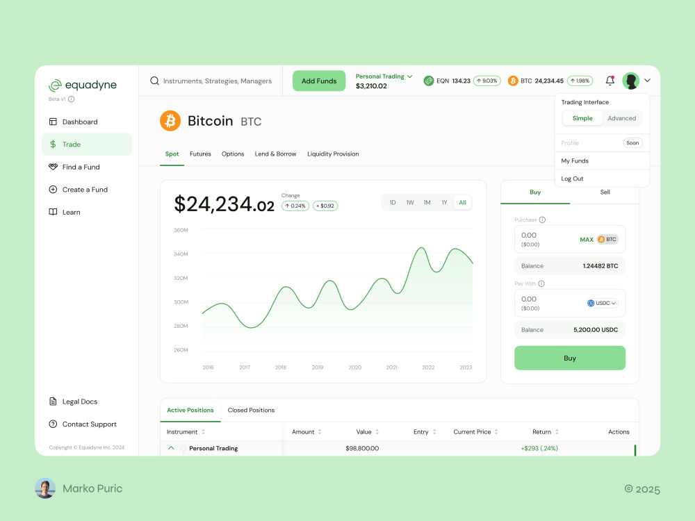 Binance–Level UI/UX Design for Advanced Trading App (Spot/Margin ...