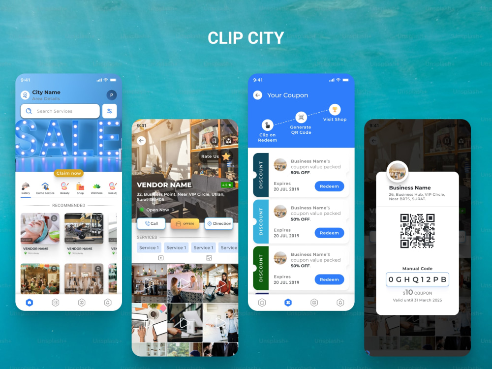 Premium UI UX screen design, Mobile and Website, Landing page | Upwork