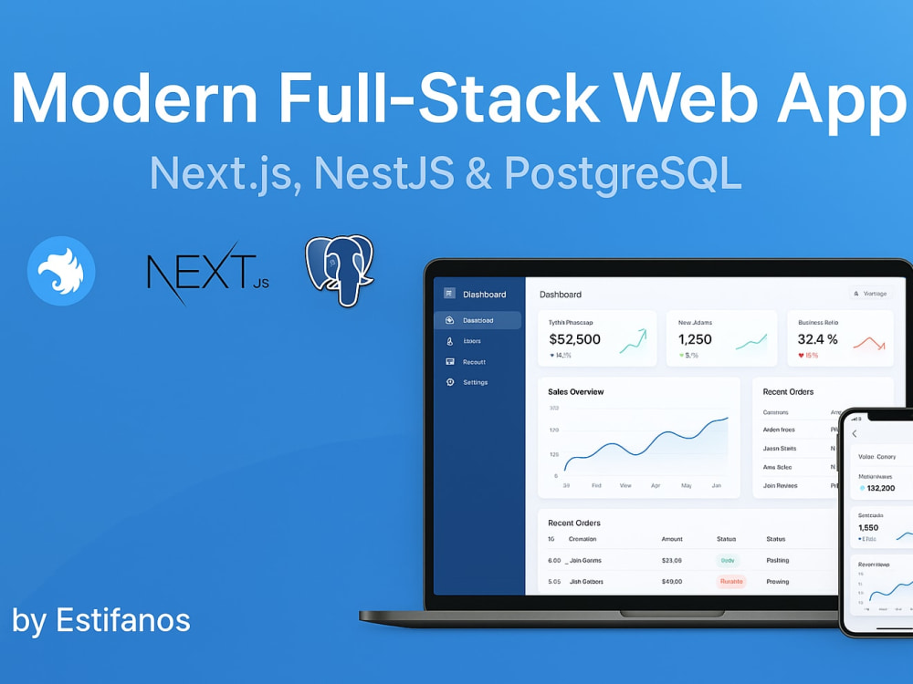 Build a Full-Stack Web App with Next.js, NestJS & PostgreSQL | Upwork