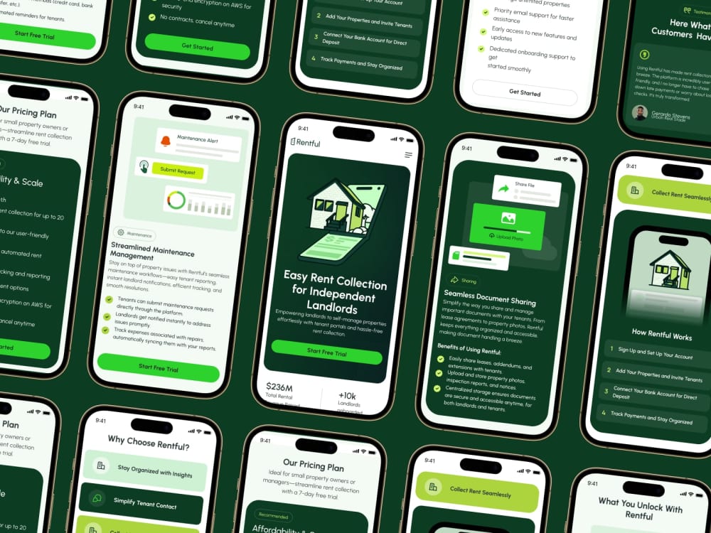 Clean, Minimal, User Friendly SaaS Laning Page Design | UI/UX Design | Upwork