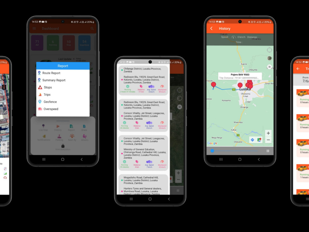 Custom gps tracking traccar web and mobile app | Upwork
