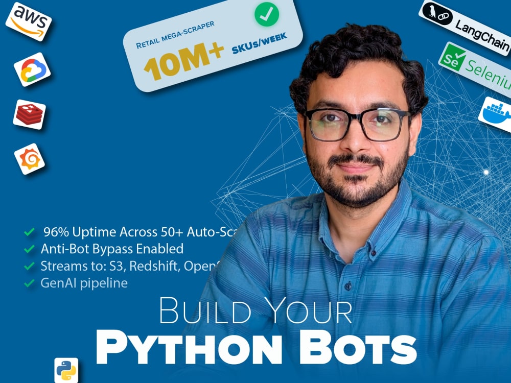 Custom Python Bot: Browser Automation, Async Data Extraction & RPA | Upwork