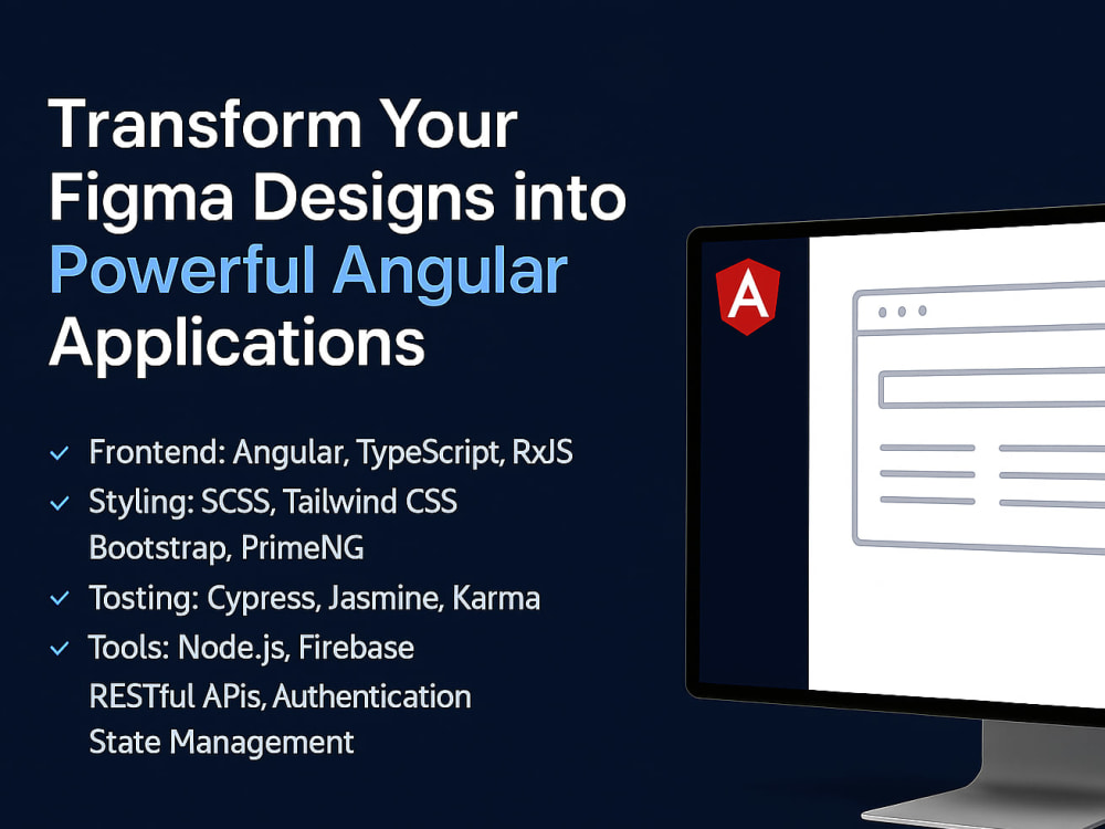 A powerful Angular app transformed from your Figma design. | Upwork