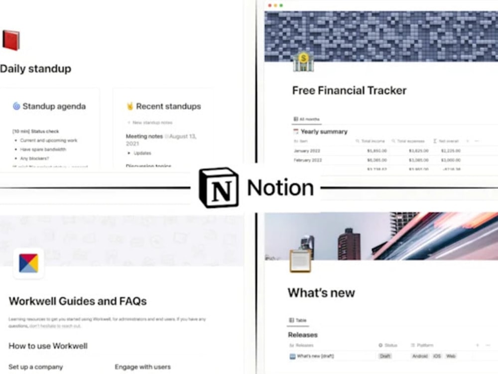 Built custom notion dashboard templates for business and personal use ...